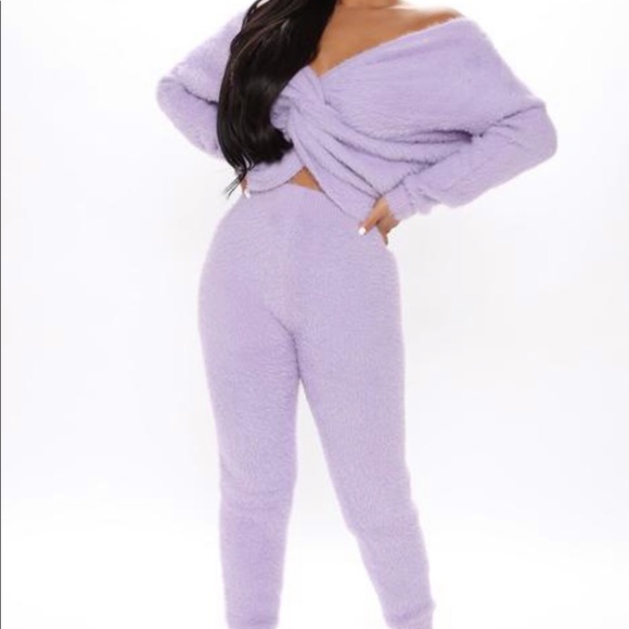 Fashion Nova | Pants & Jumpsuits | Fashion Nova Purple 2 Piece Set ...